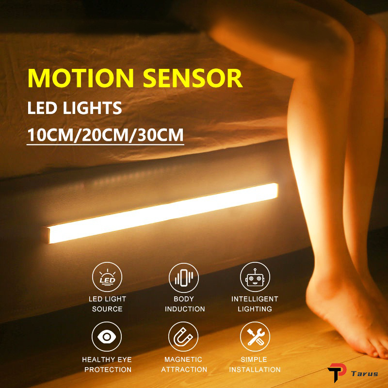 Motion sensor light indoor Usb rechargeable light LED sensor light ...