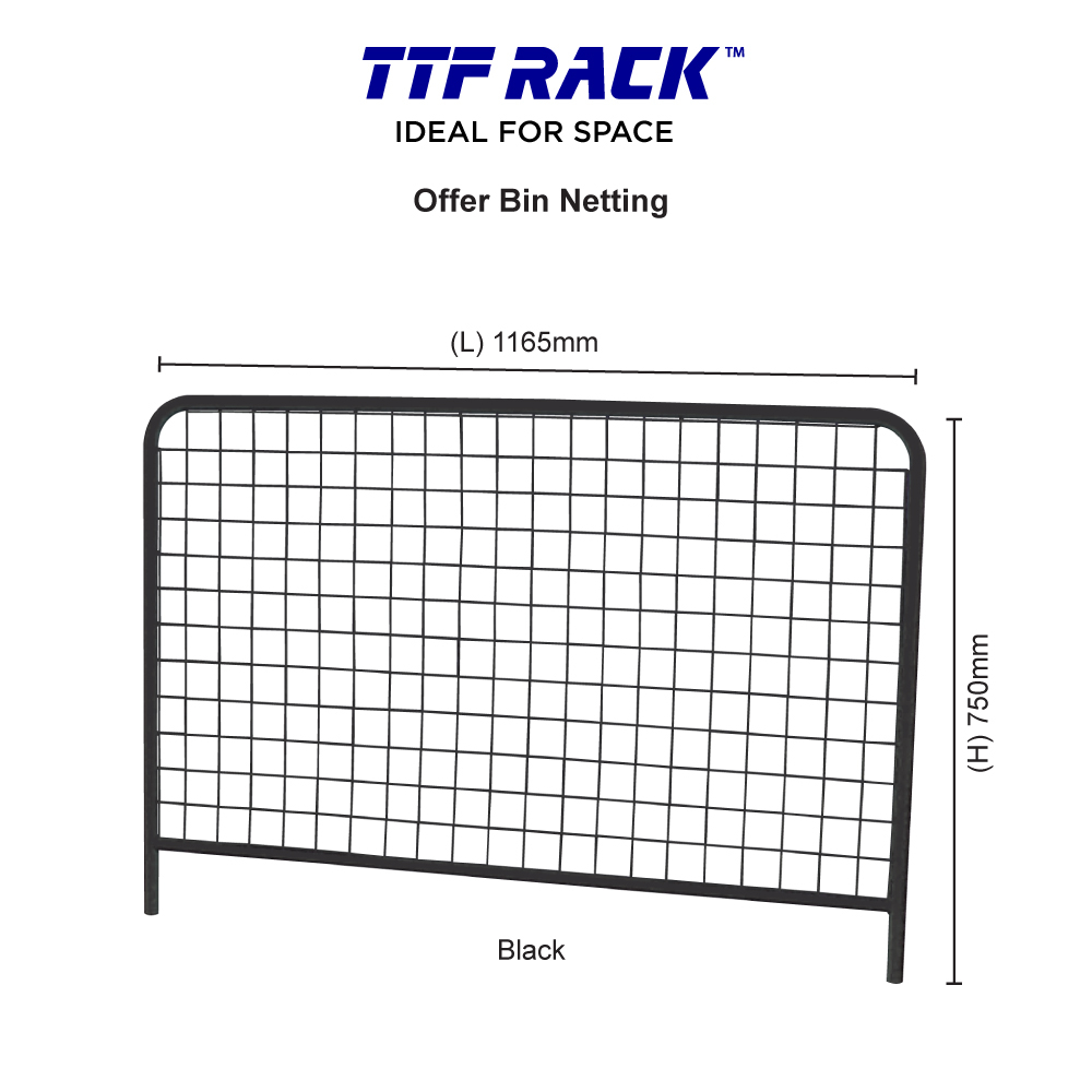 TTF Rack™ (OFFER BIN NETTING) Rak Kedai Runcit Supermarket Equipment ...