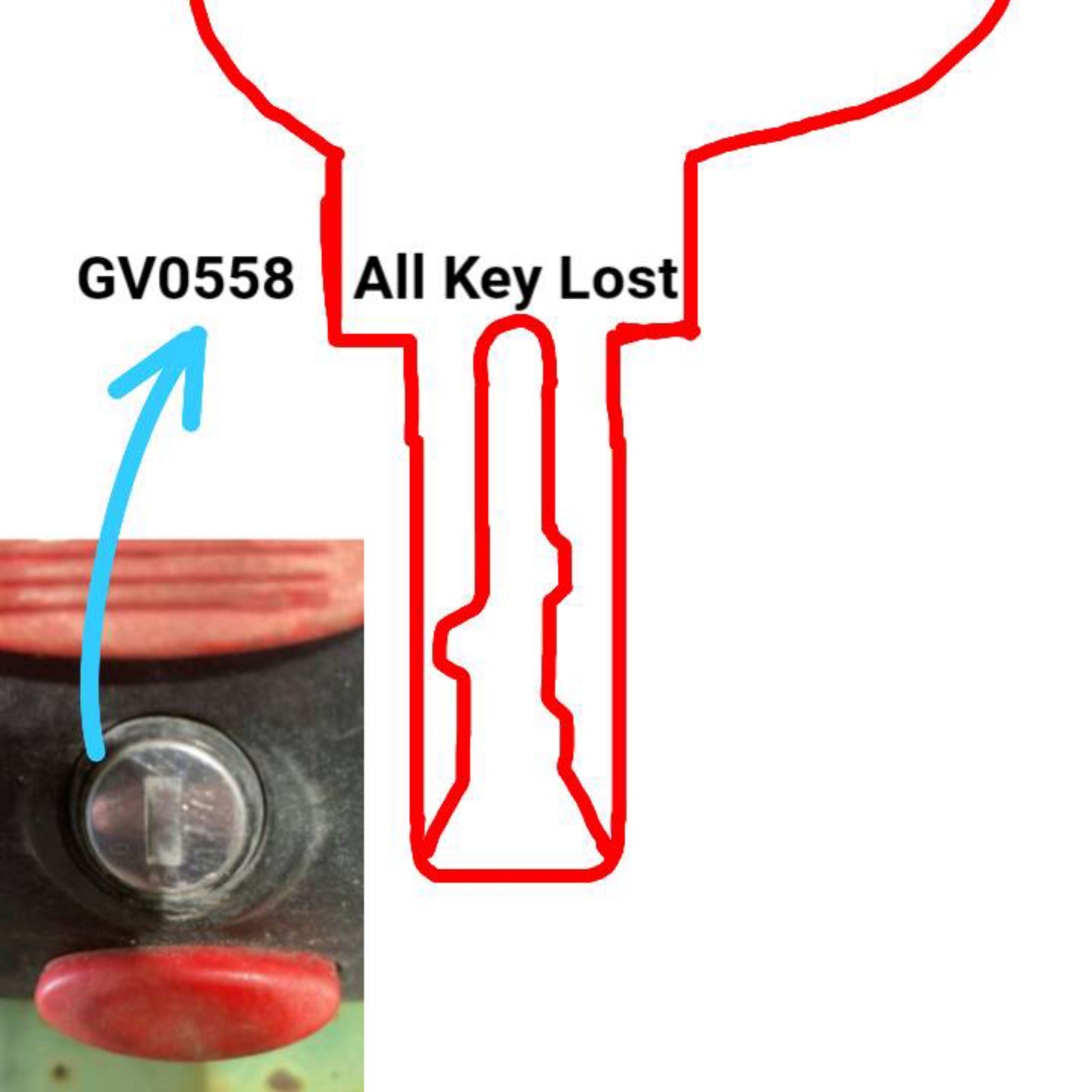 Custom Make GIVI All Key Lost/( AKL) provide key code trace back givi ...