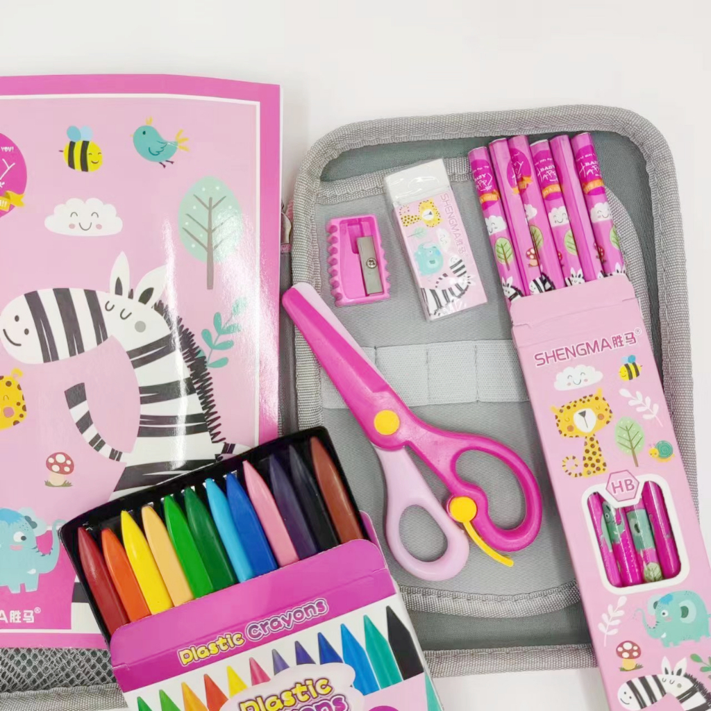 Kids Stationery Cartoon Stationery Set School Set (BGJAYA) | Shopee ...