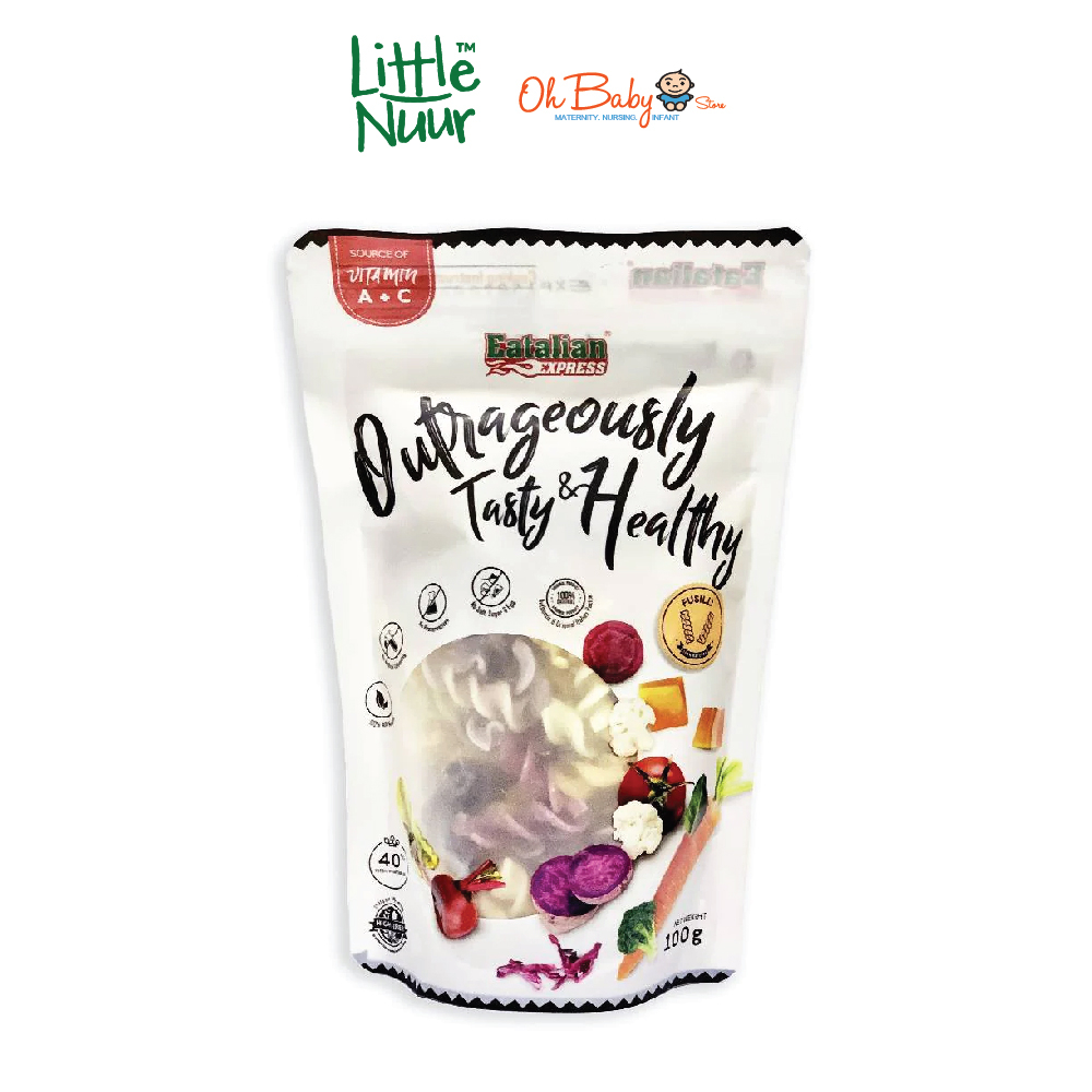 Little Nuur by Eatalian Express Outrageously Tasty & Healthy Pasta (100g/250g/600g) 8m+ | Shopee ...