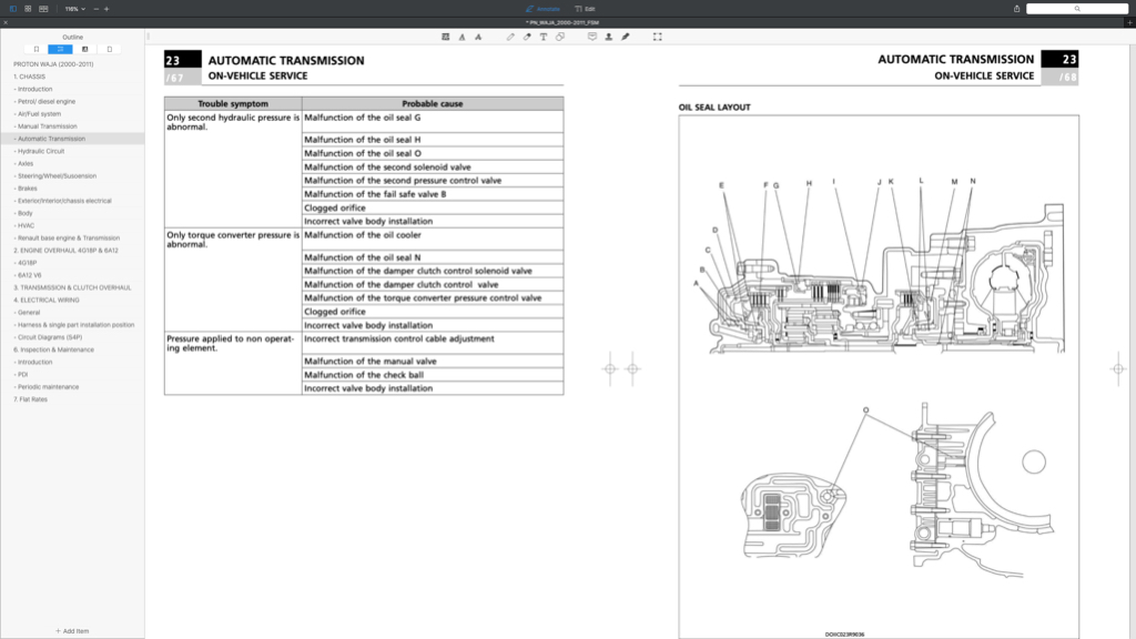 PROTON WAJA (2000-2011) SERVICE WORKSHOP MANUAL WORKBOOK | Shopee Malaysia
