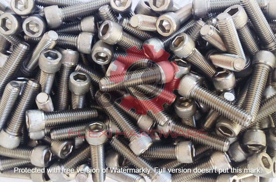 M8 M10 Cap Head Screws 304 Stainless Steel SHINY SURFACE Allen Bolt Hex ...