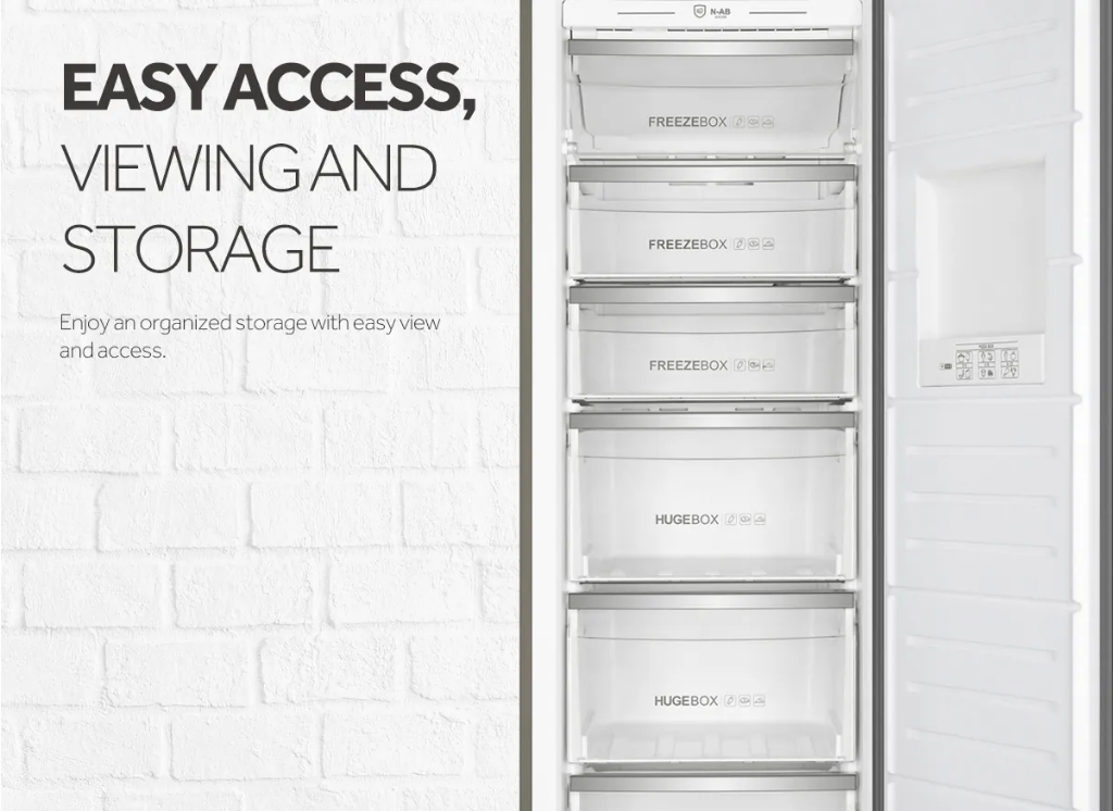 Haier Upright Freezer Digital Touch Control Frost Free BD-248WL BD ...