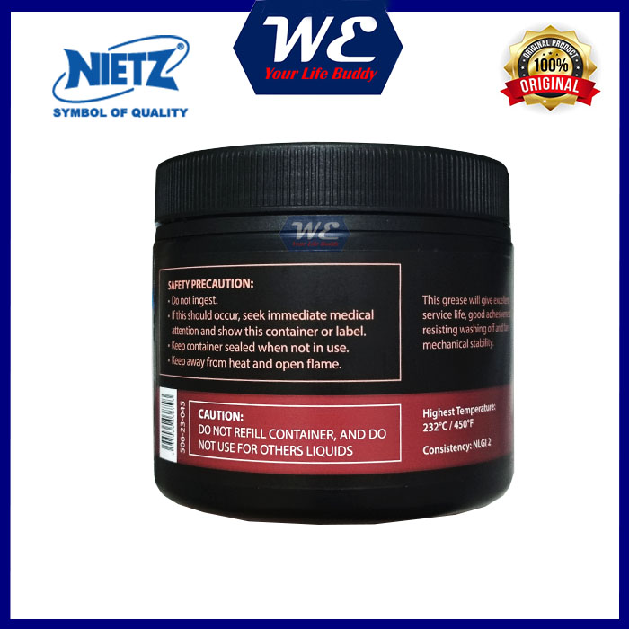 NIETZ Super High Temperature Grease 450 gram for a wide range ...