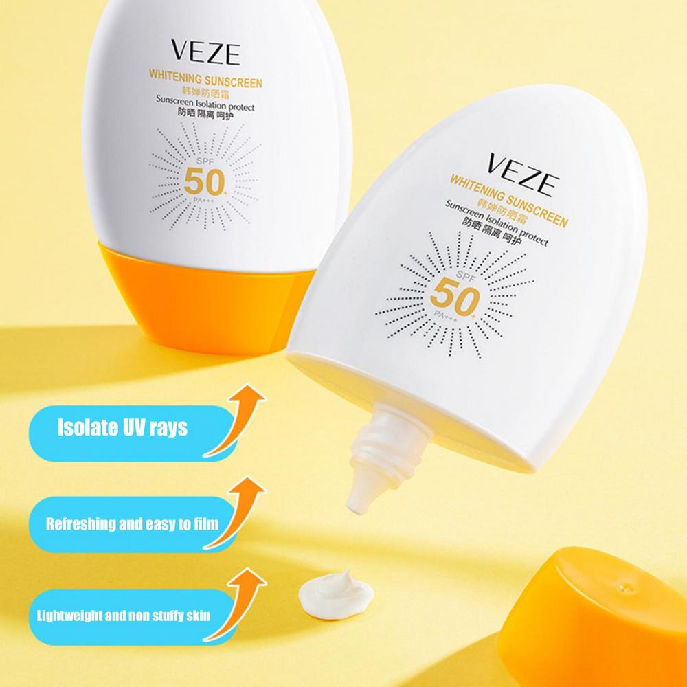 UV Sunblock Cream SPF50+ PA+ Sun Block Cream Whitening Protective Cream ...