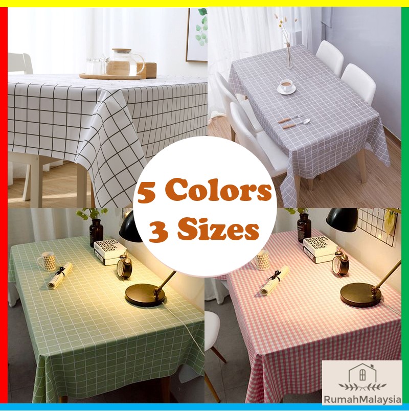 RM Table cloth waterproof kain meja 防油桌布 alas meja kain table cover oil ...