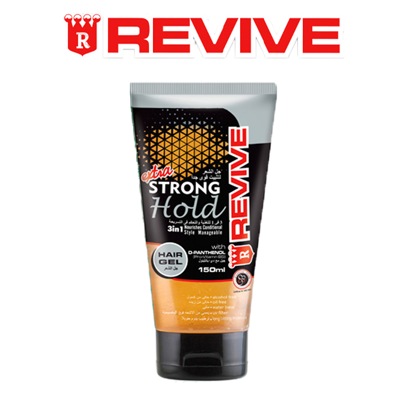 Revive Hair Gel Strong Hold Wet Look Extra Strong Hold Natural Look ...
