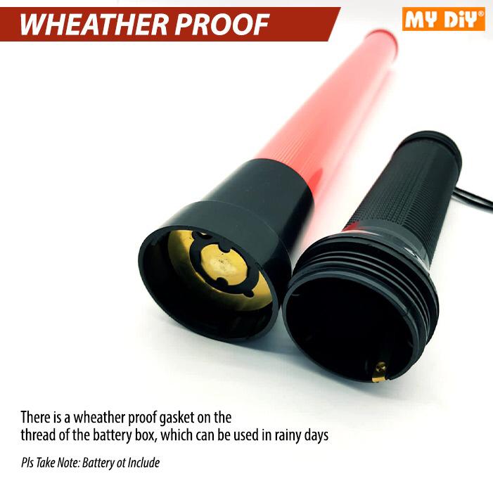 MYDIYHOMEDEPOT - LED Traffic Safety Baton Safety Hand Light Stick Baton ...