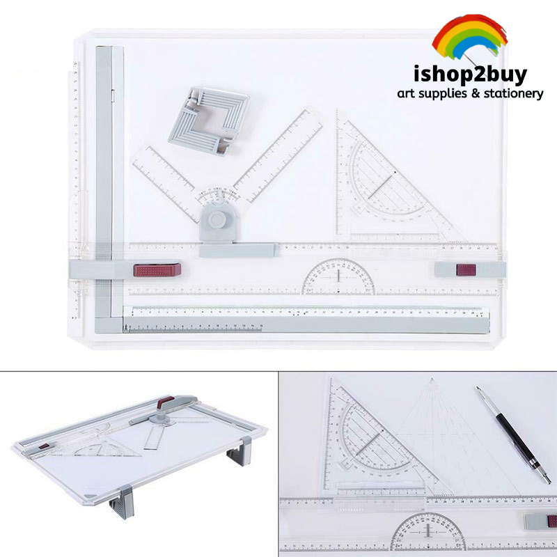 A3 Technical Drawing Board Full Set Papan Lukisan Kejuruteraan A3 ...
