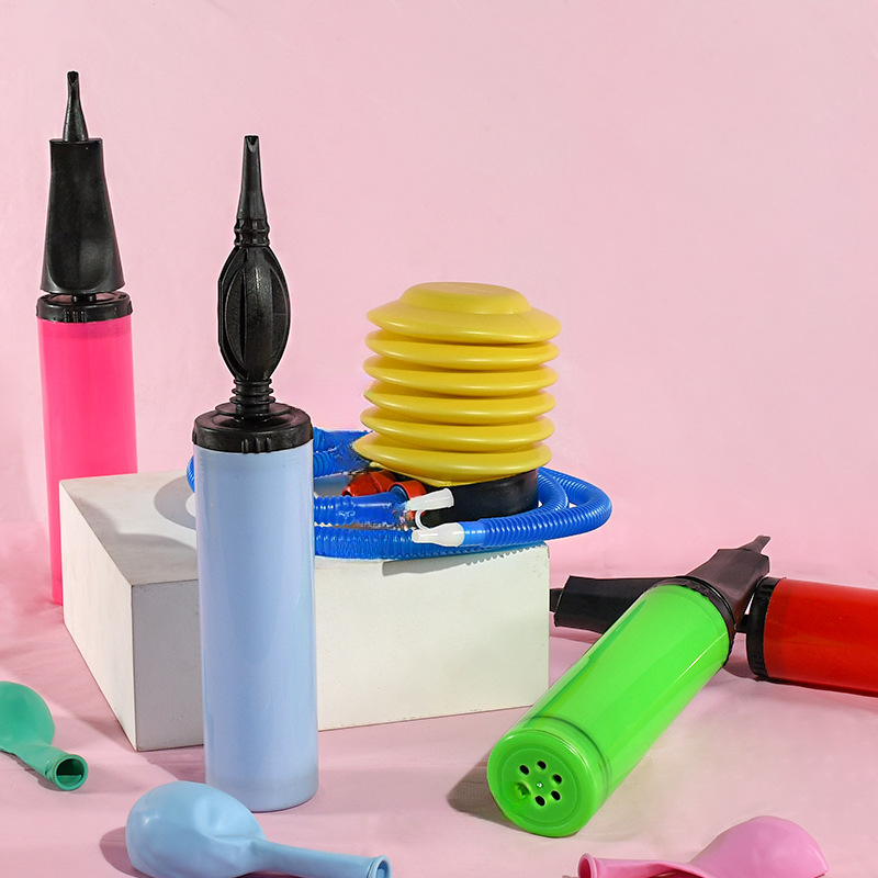 Large Hand Pump Mini Balloon Hand Pump Inflator Big Colorful Hand Held ...