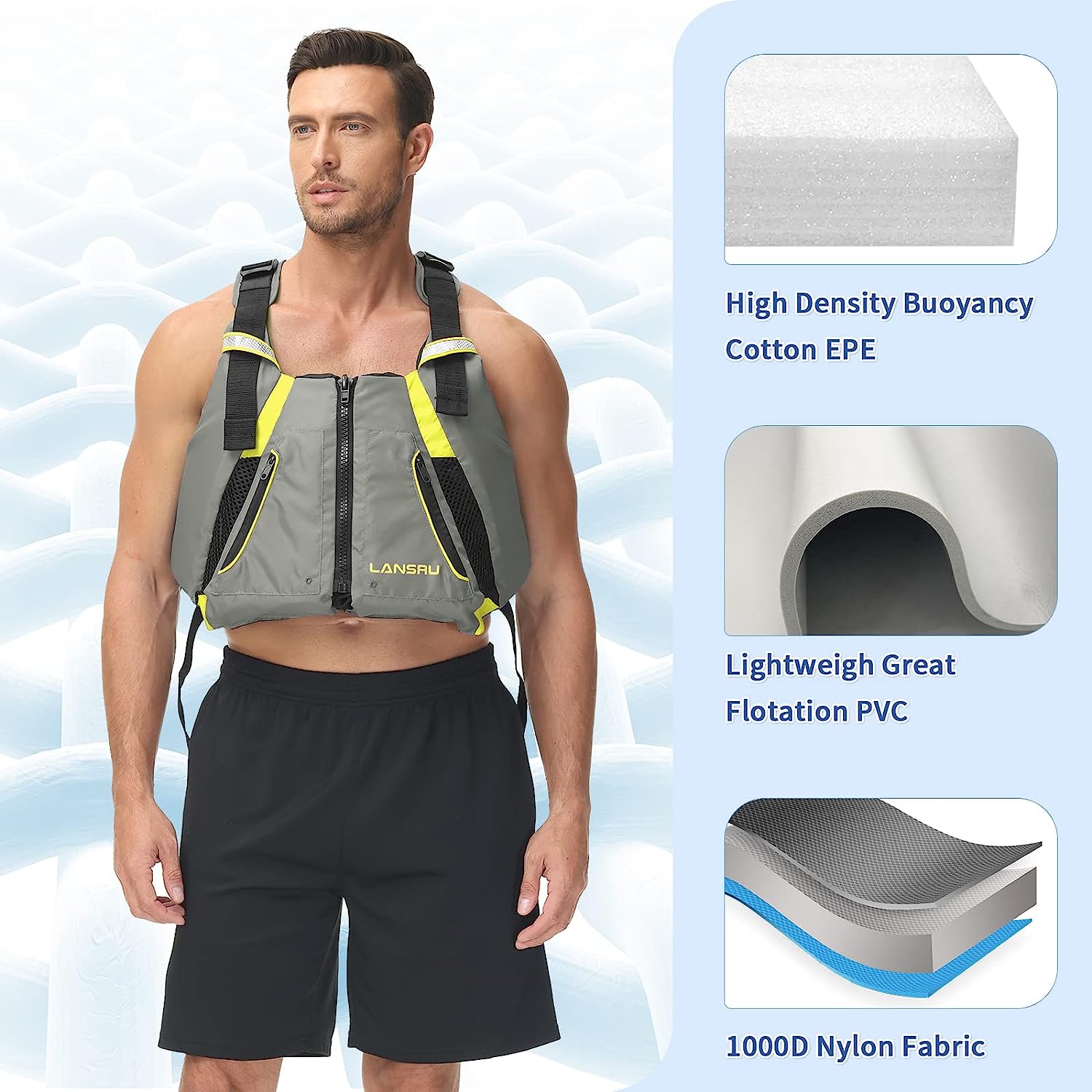 📦Malaysia Stock📦Life Jacket Kid Adults Neoprene Safety Life Device For ...