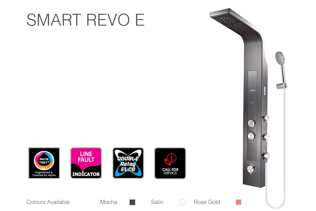 ALPHA Smart REVO Instant Water Heater without Pump | REVO-E | Shopee ...