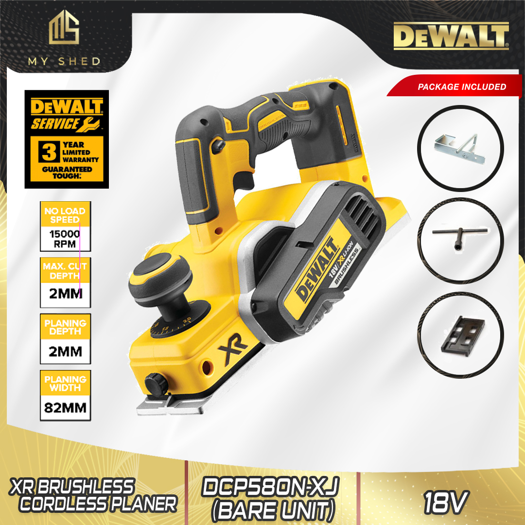 Dewalt DCP580N-XJ 20V Brushless Cordless Planner (Bare Unit) (DCP580N ...