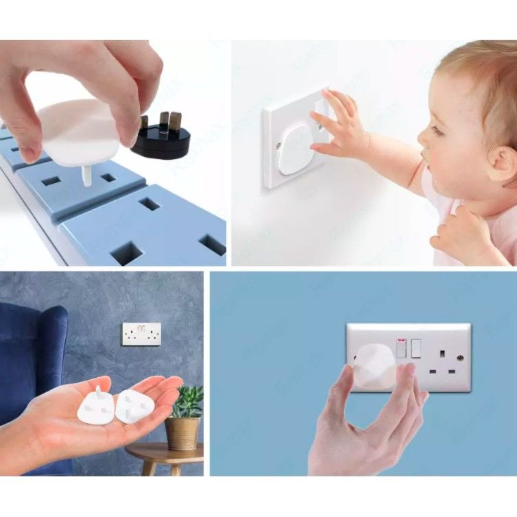 Baby👶🏼 Socket Cover Plug Cover Safety Cover Electric Plug Protectors ...