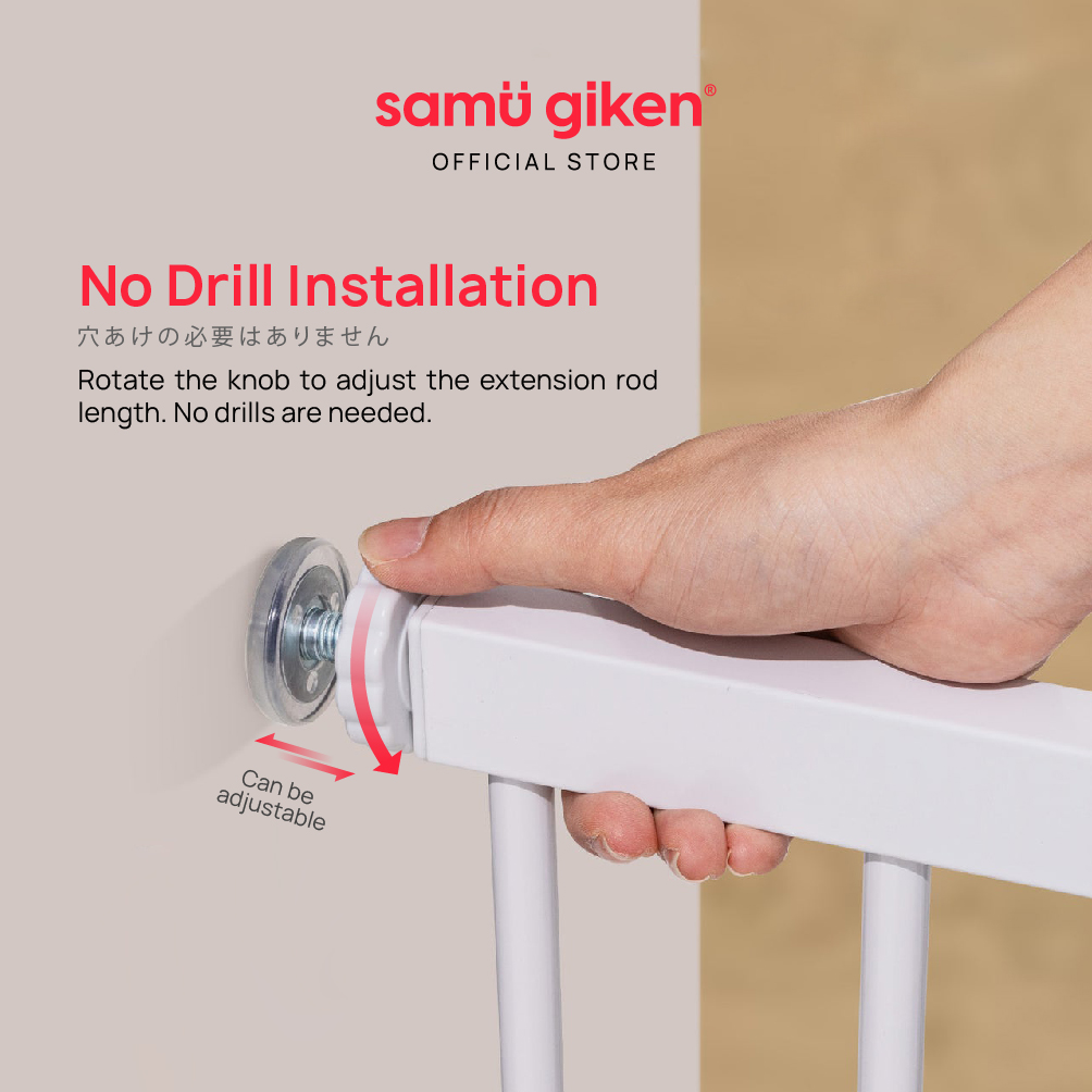 Samu Giken Safety Gate, Door, Fence for Baby, Kids, Pets with Extension ...