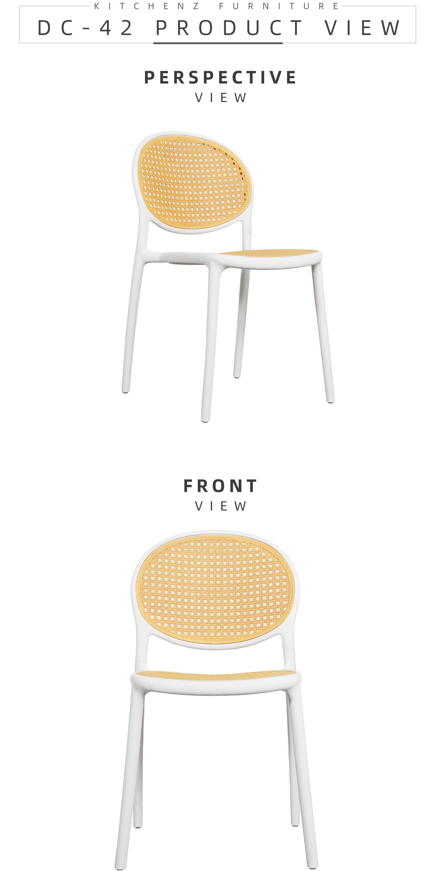 KitchenZ 2PCS/4PCS Dining Chair Kerusi Makan with / without armrest /PU ...