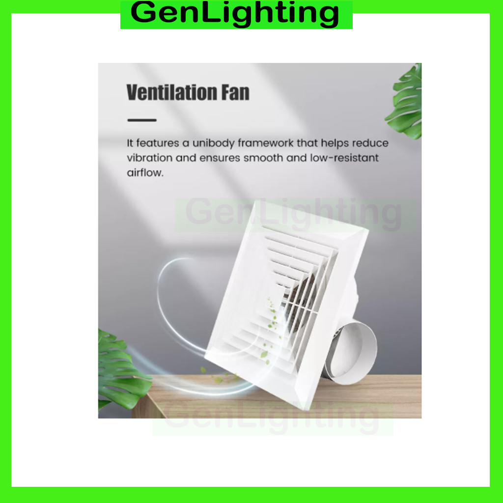 SIRIM Vekocy Exhaust Fan 8" / 10" / 12" Wall Exhaust Fan Ceiling ...