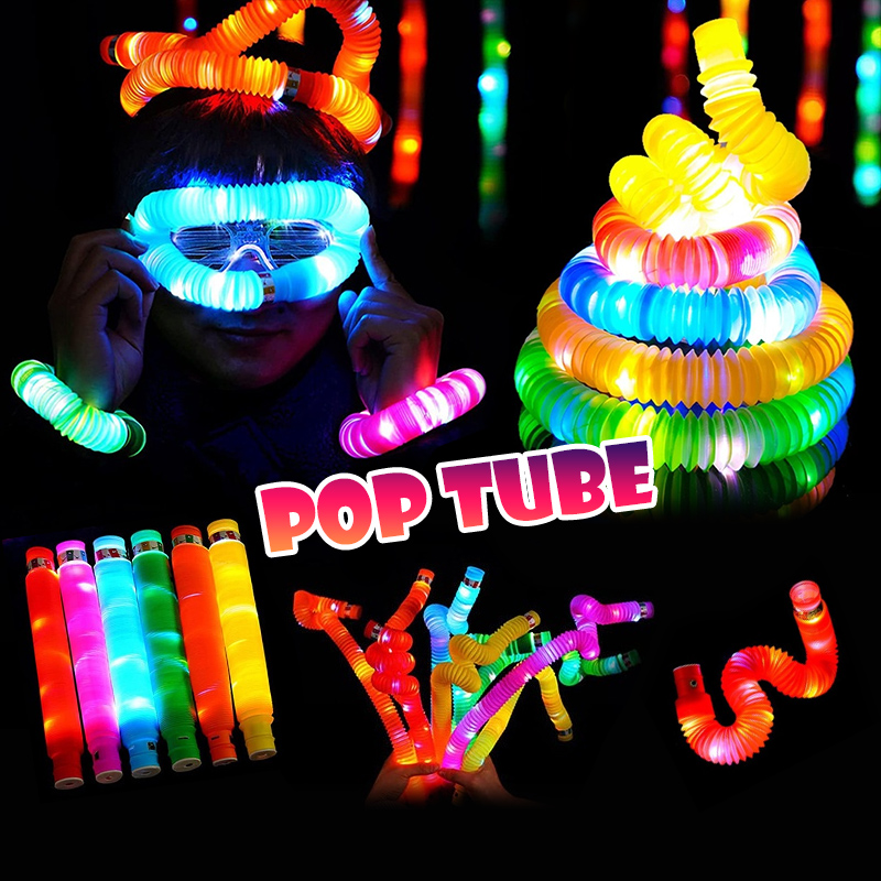 Pop Light Tubes LED Lightning Colourful Tube Stick Autistic Children ...