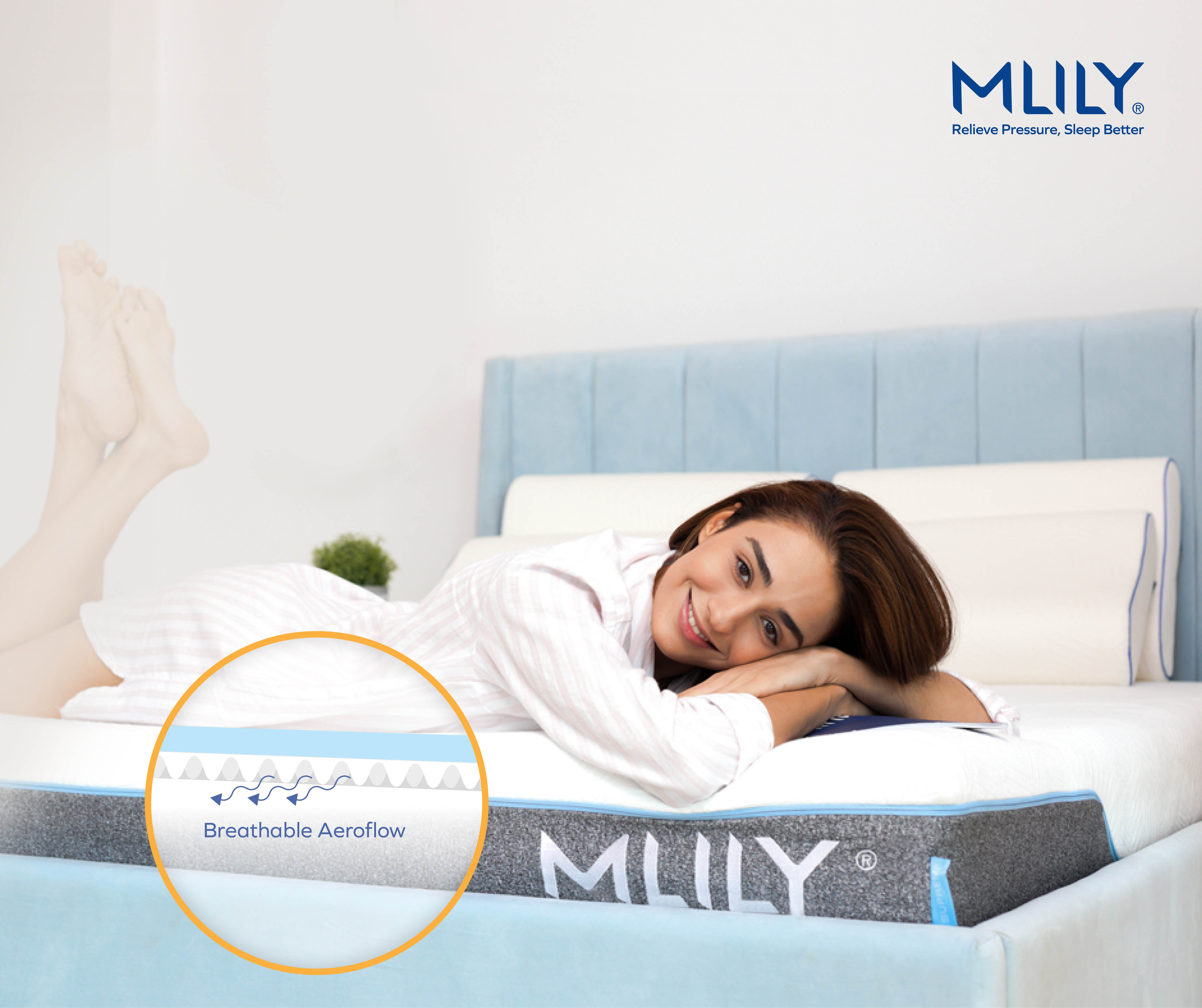 MLILY Supreme Aeroflow Memory Foam Mattress | Shopee Malaysia