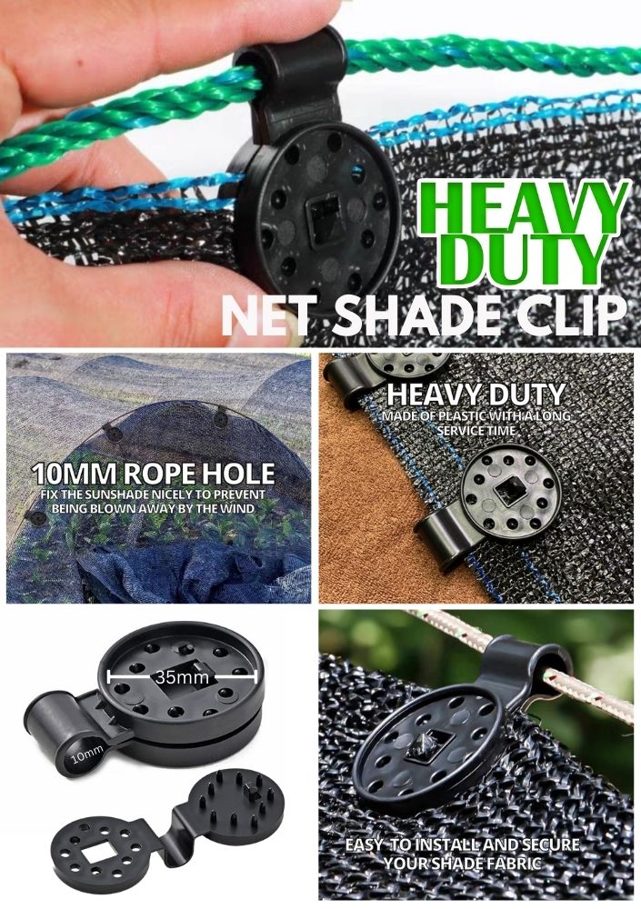[1PC] Sunshade Net Clip Net Shade Clip Garden Net Shade Klip Jaring ...