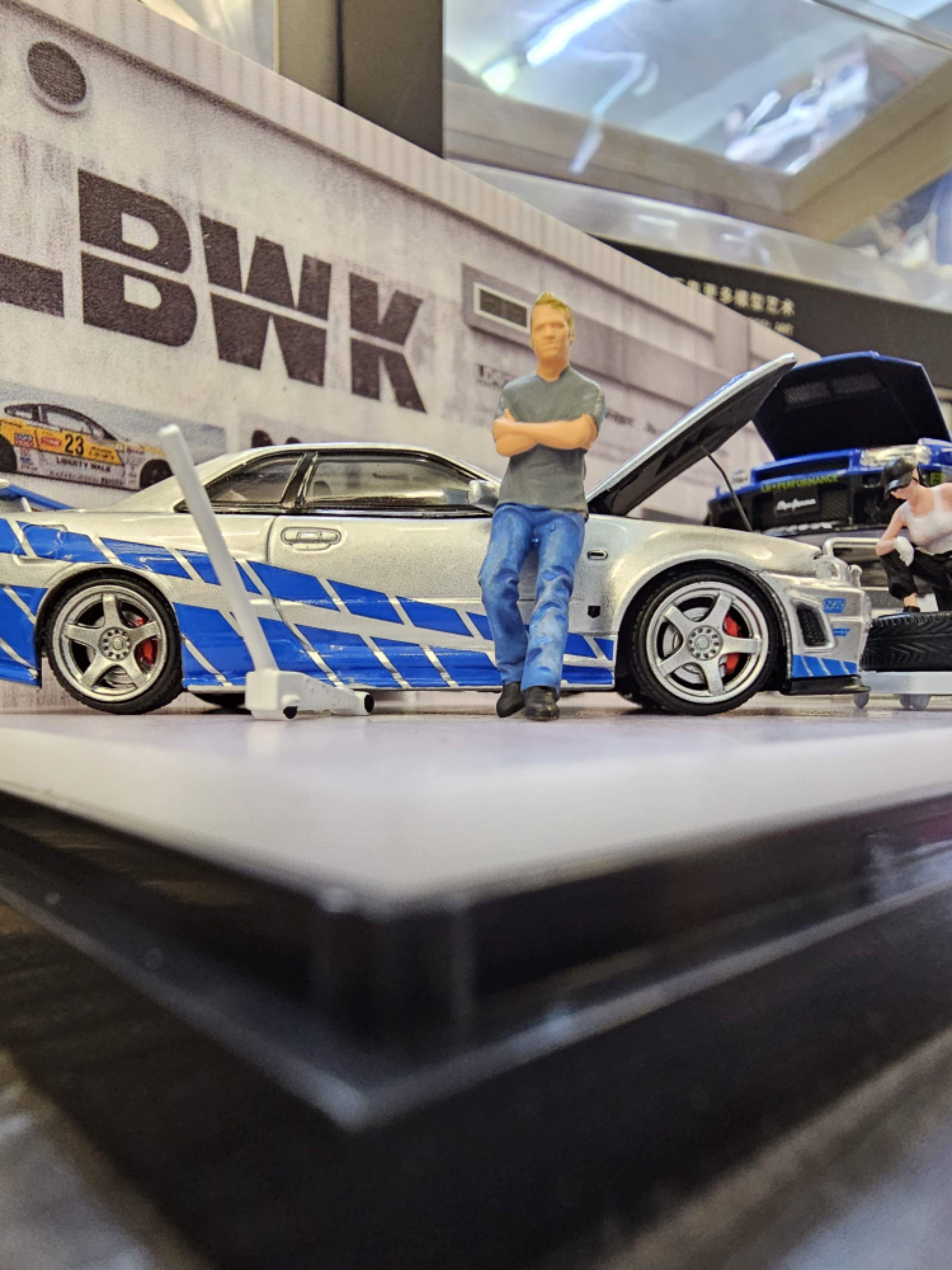 MOREART 1:64 Diorama Automobile Repair workshop-LBWK / RWB / SPOON /HKS ...