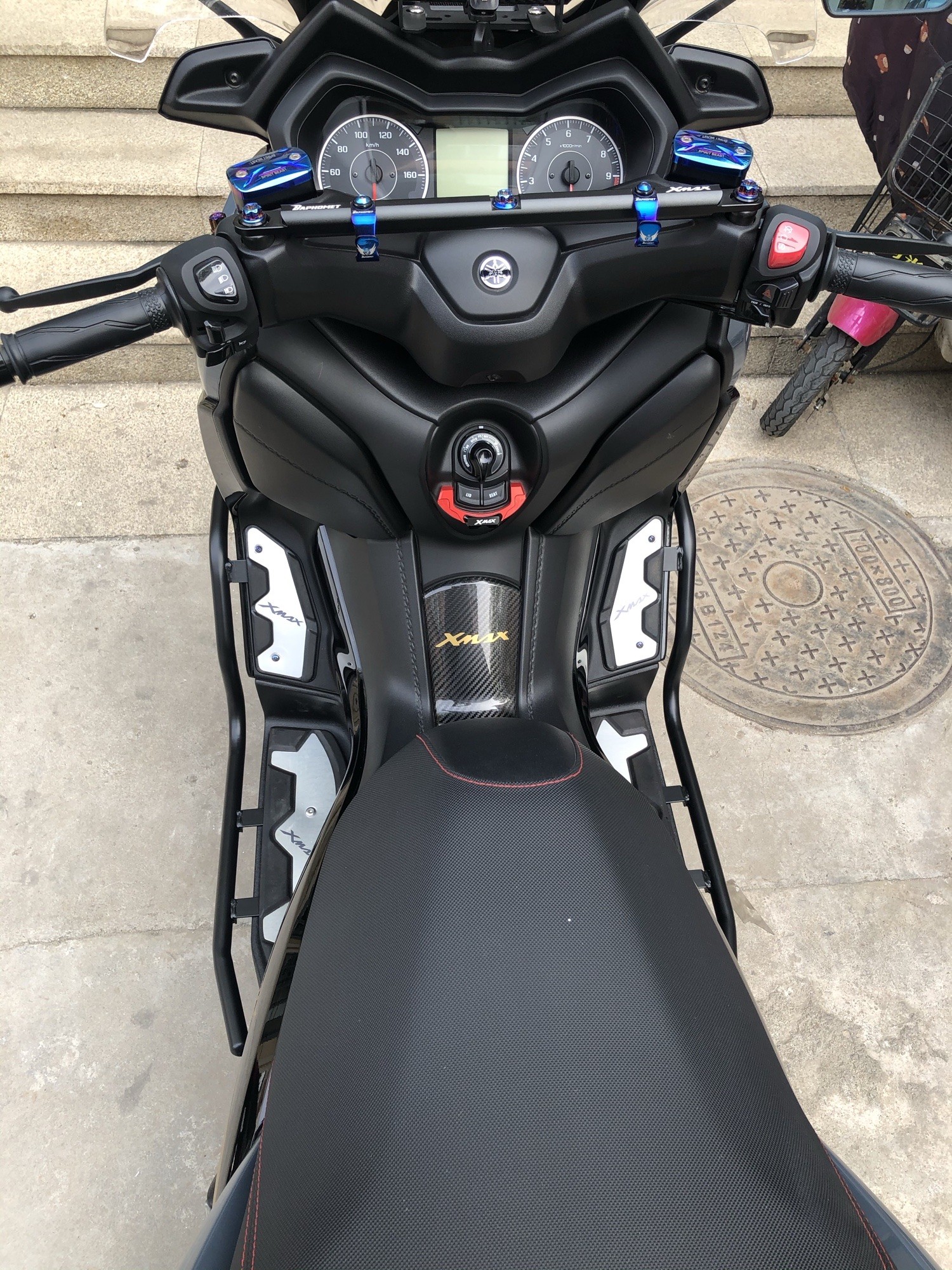 YAMAHA XMAX X MAX V1 V2 250 300 2020 2023 CRASH BAR CRASH GUARD BODY ...