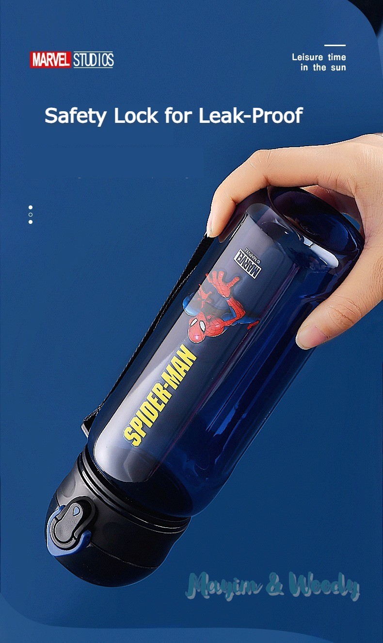Disney Marvel Series 600ml Kids Direct Drink Water Bottle BPA Free ...