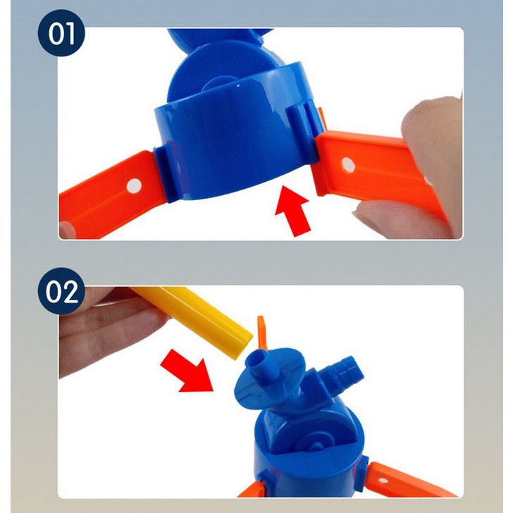 LED Skyrocket Flying Blaster Rocket Launcher Air Rocket Children Child ...