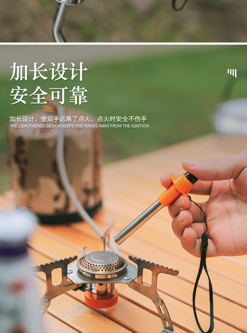 Portable Electronic Ignitor Outdoor Camping Gas Stove Lighter Spark ...