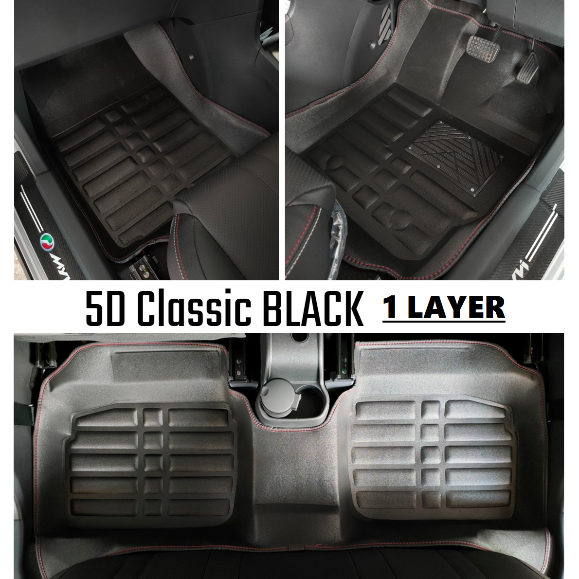 [FULL SET] 5D Carpet MITSUBISHI XPANDER 2022-2023 Dr.Mats DIAMOND ...