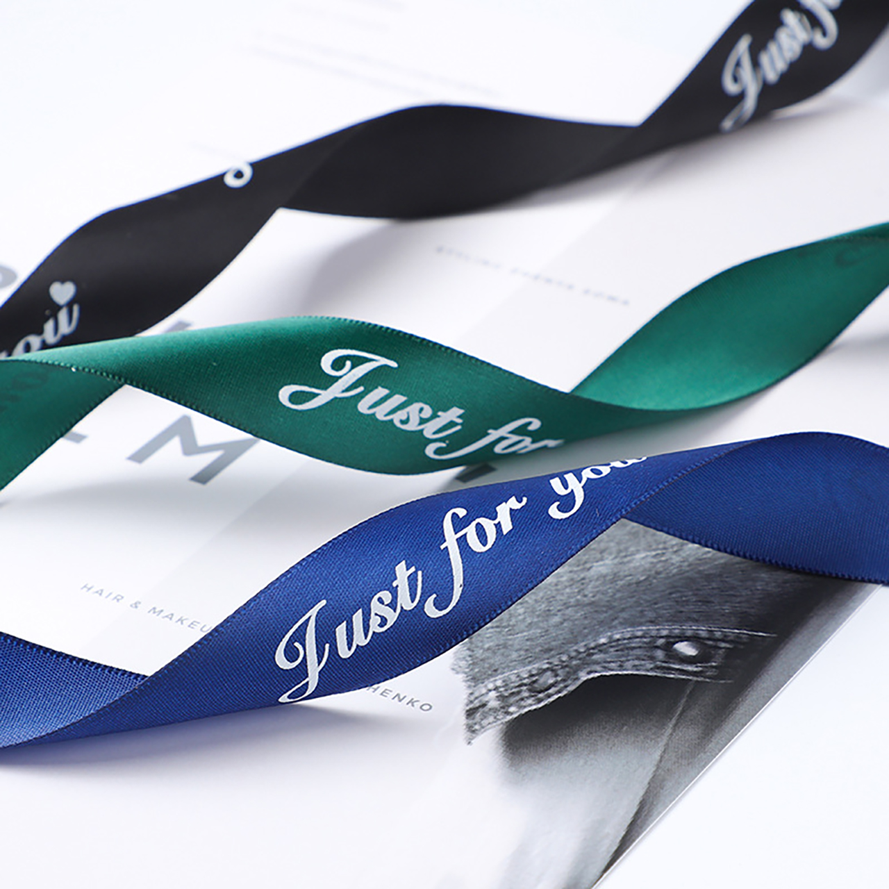 EPANDA 25mm Just For You Ribbon Gift Ribbon Satin Ribbon Reben Riben ...