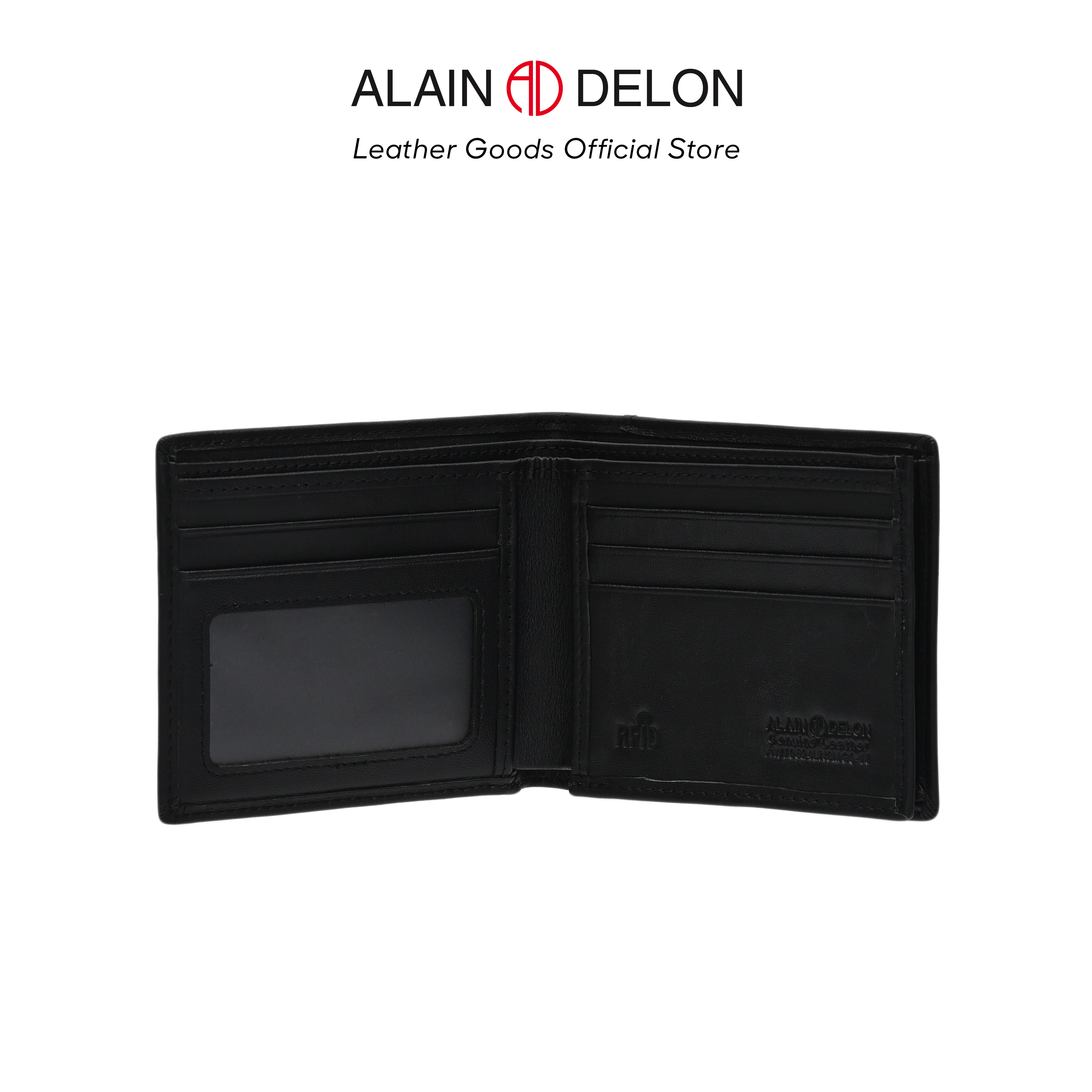 ALAIN DELON MEN RFID BLOCKING LEATHER WALLET - AWT0524LN3MG3 (15 ...