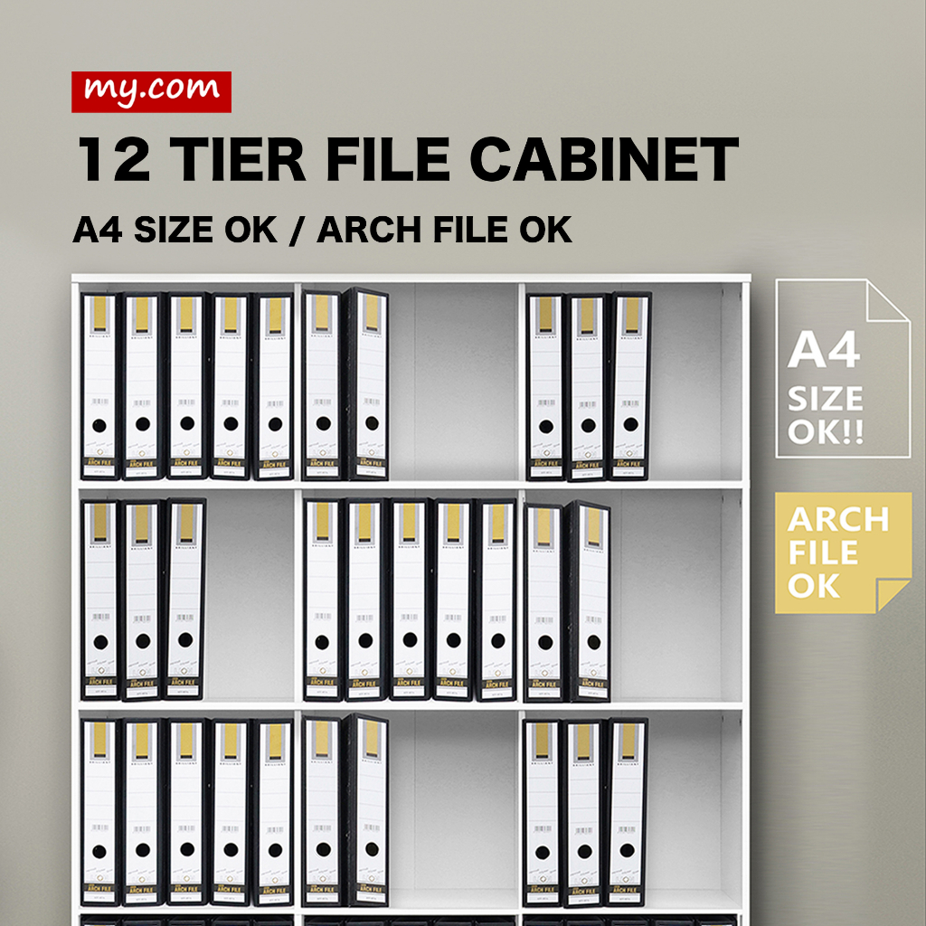 Kabinet Fail Pejabat 12 Tingkat/Office File Cabinet 12 Tier my-com/A4 ...