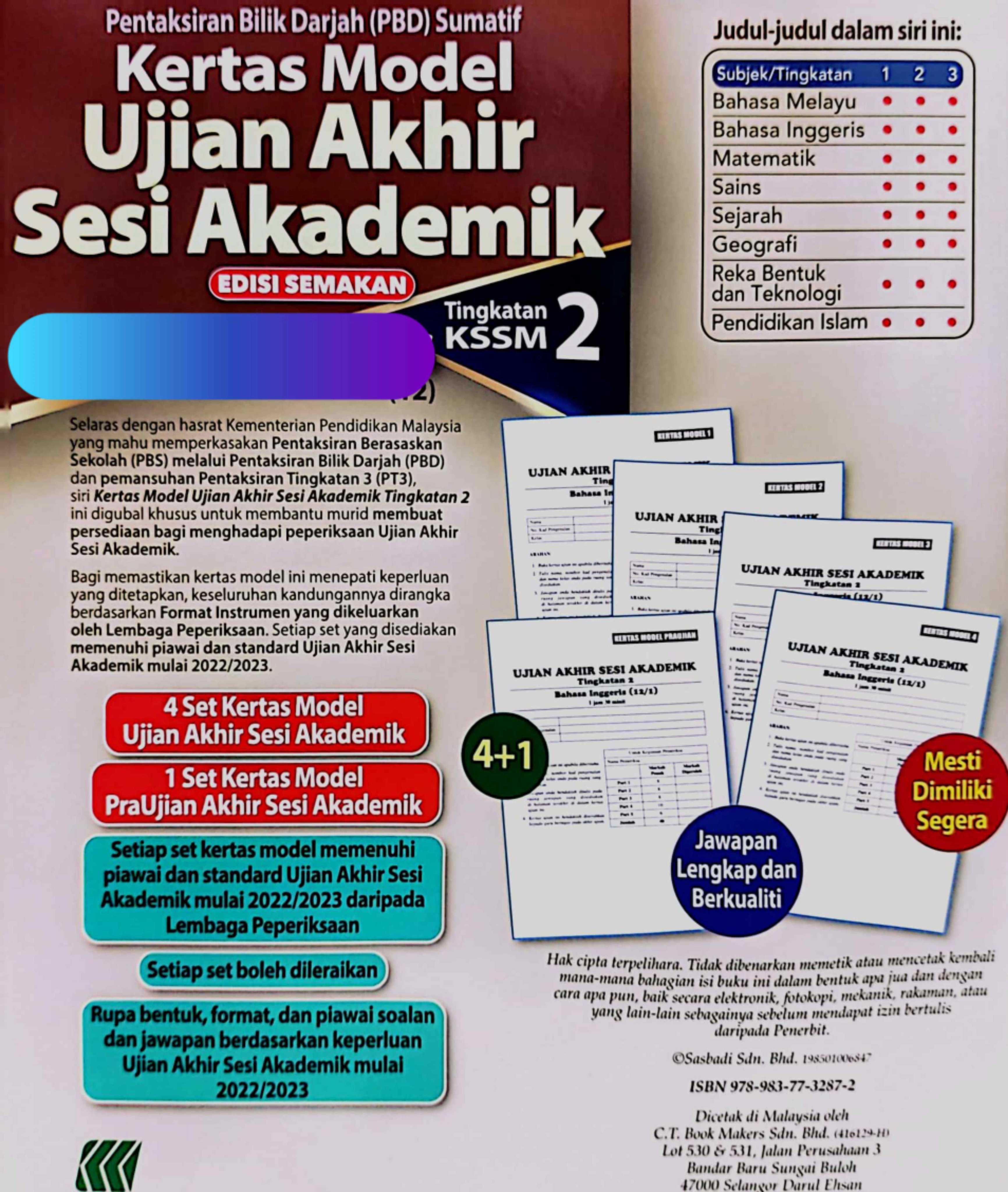BUKU LATIHAN - KERTAS MODEL UJIAN AKHIR SESI AKADEMIK ( UASA ) EDISI ...