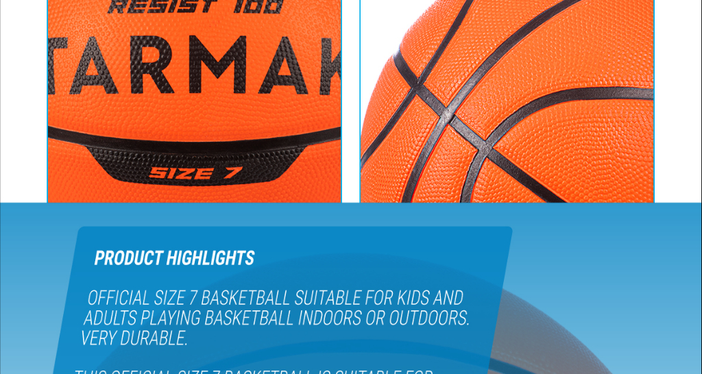 Decathlon Basketball Size 7 Beginner Adults/ Kids R100 - Tarmark ...