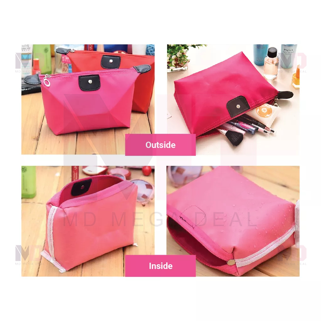 《Mega Deal》Women Travel Cosmetic Bag Beauty Make Up Bag Dompet Cosmetic ...