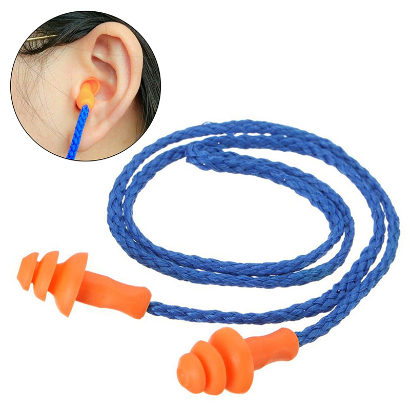 𝟭 𝗣𝗔𝗜𝗥 + 𝗙𝗥𝗘𝗘 𝗕𝗢𝗫 》Soft Silicone Earplug Sleep Swim Snore Diving Ear ...