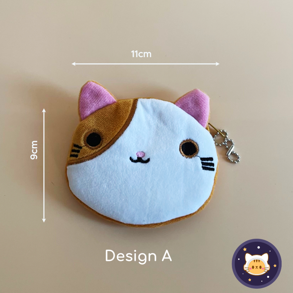 OYEN PLANET Cute Cat Coin Purse Dompet Syiling Kecil Beg Duit Perempuan ...