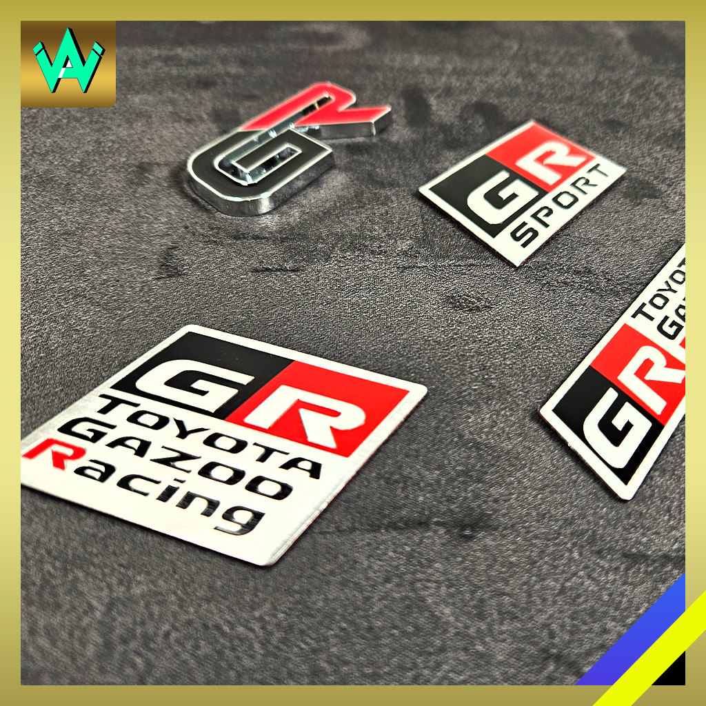 GR Gazoo Racing Logo Sport Sticker Logos Badge Toyota Yaris Corolla ...