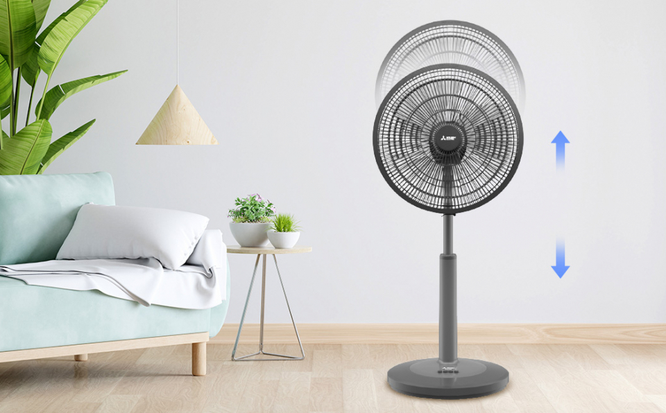 𝐌𝐢𝐭𝐬𝐮𝐛𝐢𝐬𝐡𝐢 Tatami Fan 18" / 16" Inches R18GB Table Stand Fan R18-GB ...