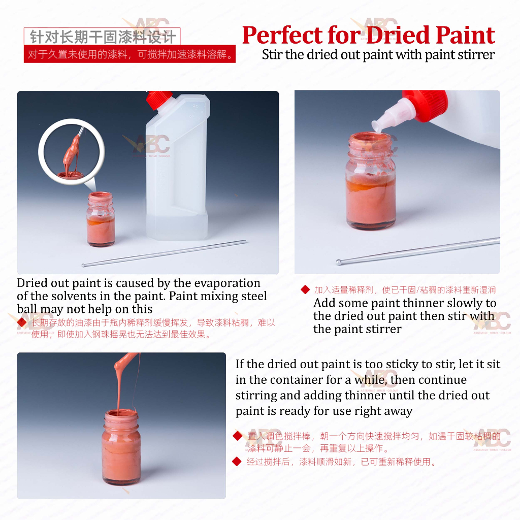 (HobbyMio) Metal Paint Stirrer - Color Mixer Stirring Agitator Stir ...