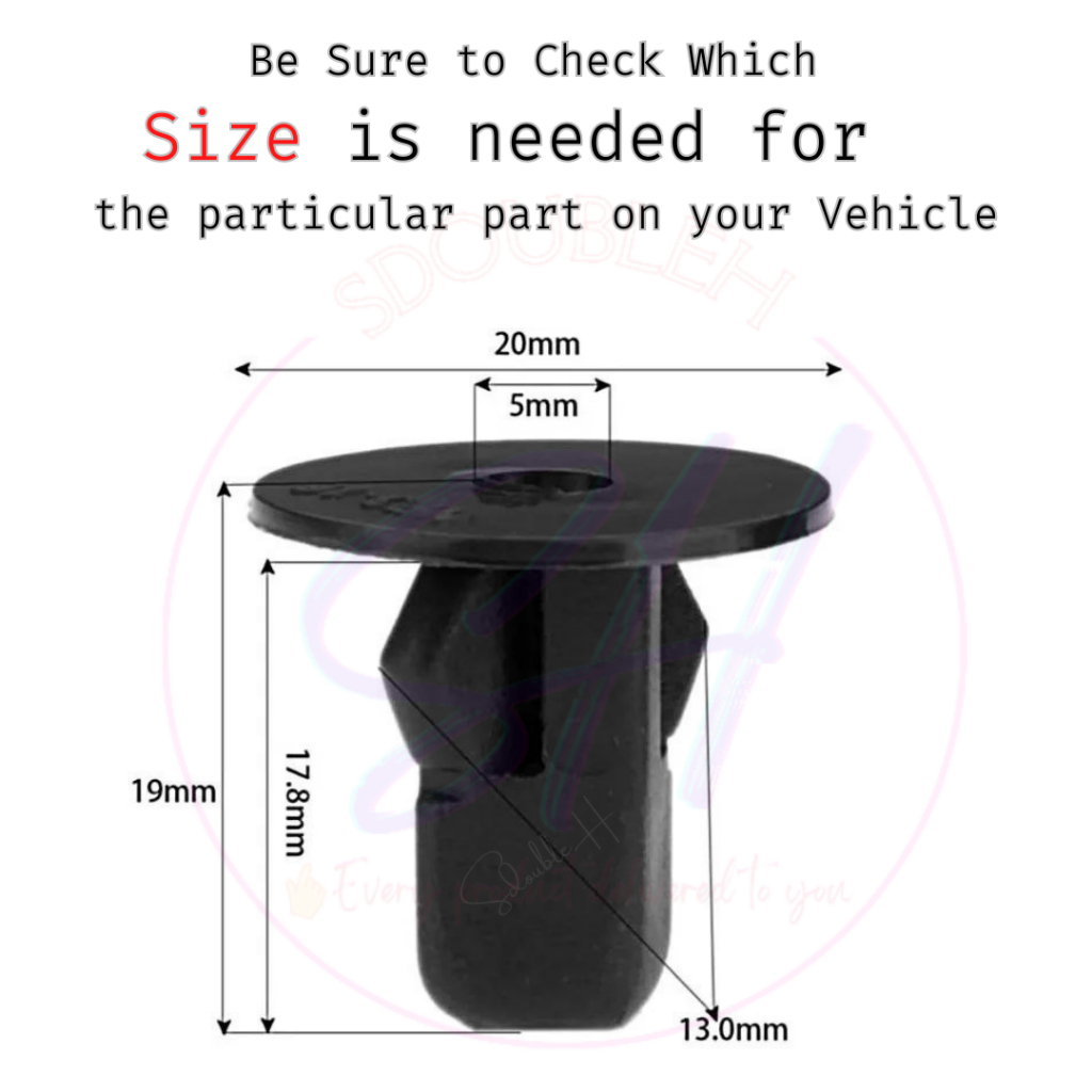 10 PCS HF-37 Toyota Hilux Viva Myvi Vios Camry RAV4 Hood Fender Clip ...