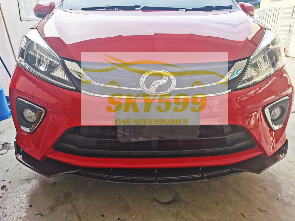 Perodua Myvi 2018-2021 Front Bumper Diffuser Lip Wrap Angle Splitters ...