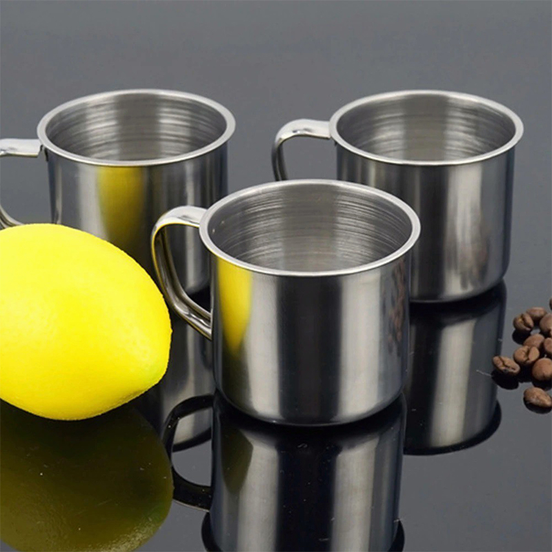 150ML Portable Stainless Steel Cup Mug Camping Outdoor Travel Stainless ...