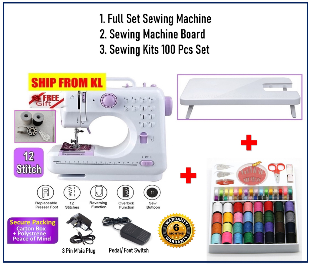 🧵🧵 12 Fungsi !! Mesin Jahit Pro 🧵🧵 Sewing Machine 505 Pro Upgraded 12 ...