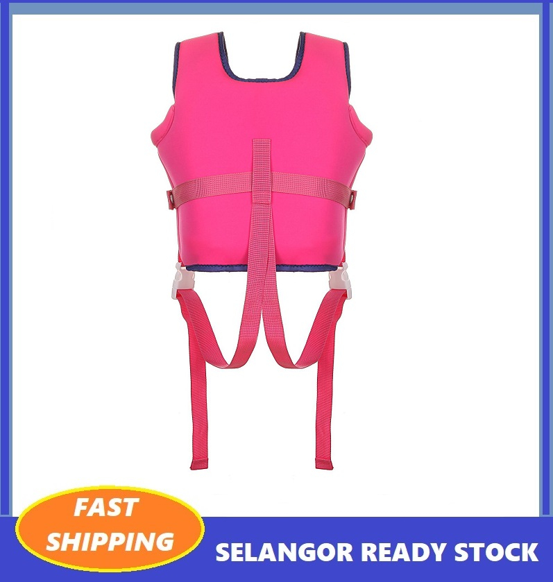 Ready SELANGOR Kids Girls & Boys Swimming Floating Life Jacket with ...