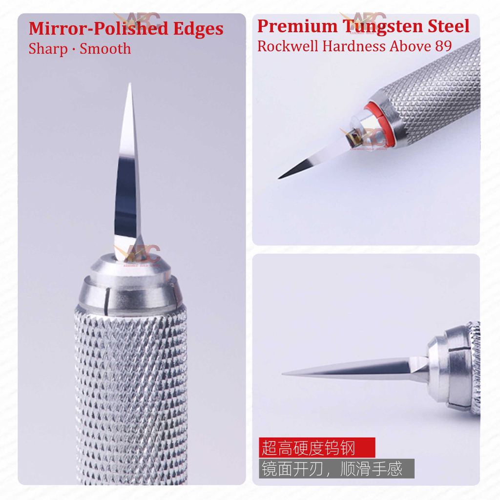 (HobbyMio) Triangular Tungsten Steel Scraper - Triangle Scriber ...