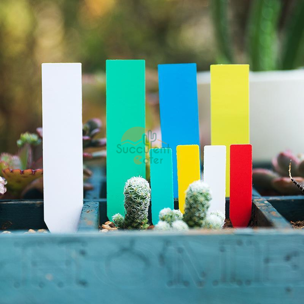 Plant Label Tags Flower Label Tag Nursery Thick Linear Tool 一字型植物标签 ...