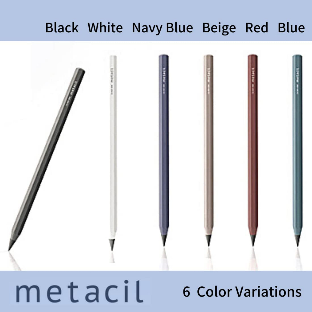 Metacil Non sharpening Metal Pencil (Metal Body) for Artist Drawing ...